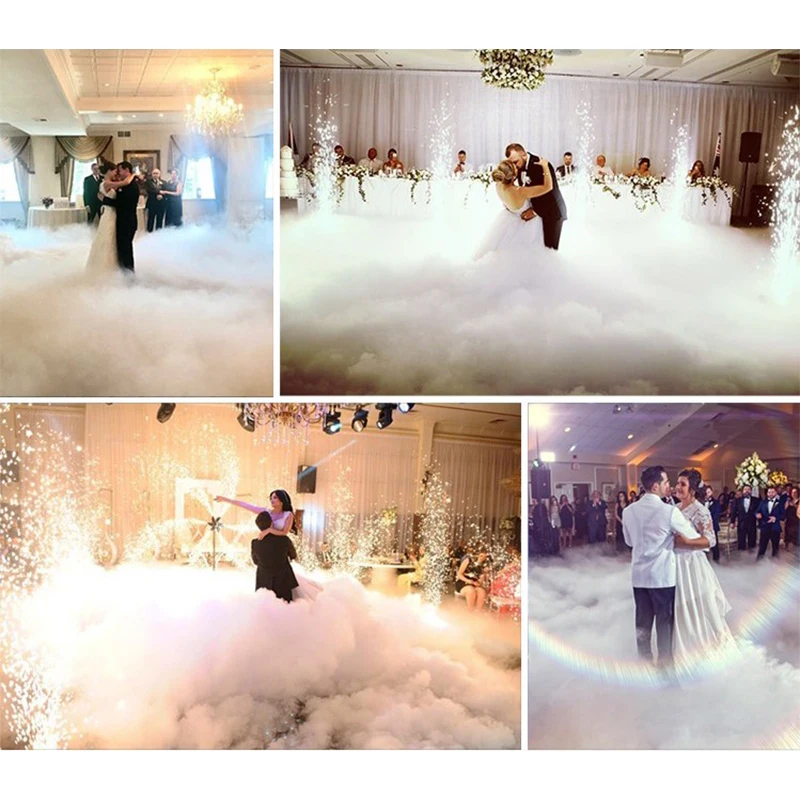 3500W Dry Ice Fog Machine - Heavy Low Lying Smoke for Weddings