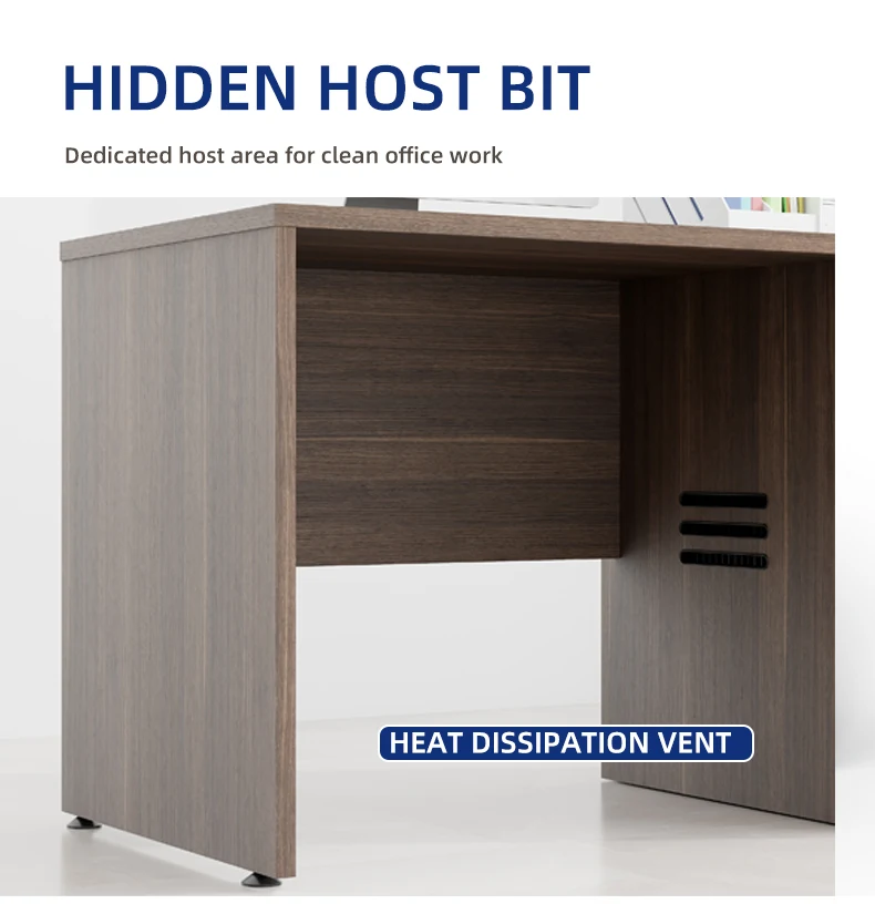 Modern Design Cheap Staff Desk Single Seat Staff Workstation Wooden ...