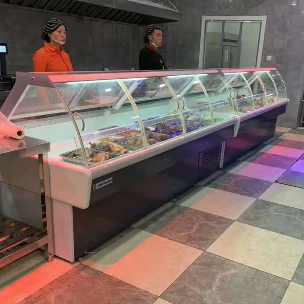 Butchery Fridge Supermarket Refrigeration Equipment Deli Showcase Fresh ...