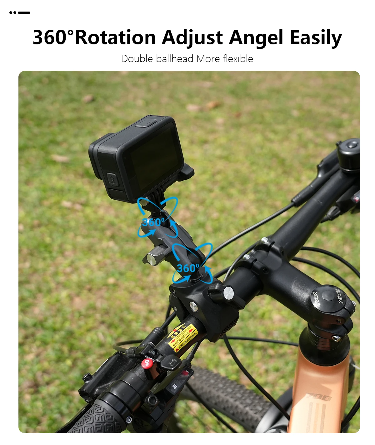 YLTECH Heavy Duty Clamp Mount Camera Holder Attachment Base Quick ...