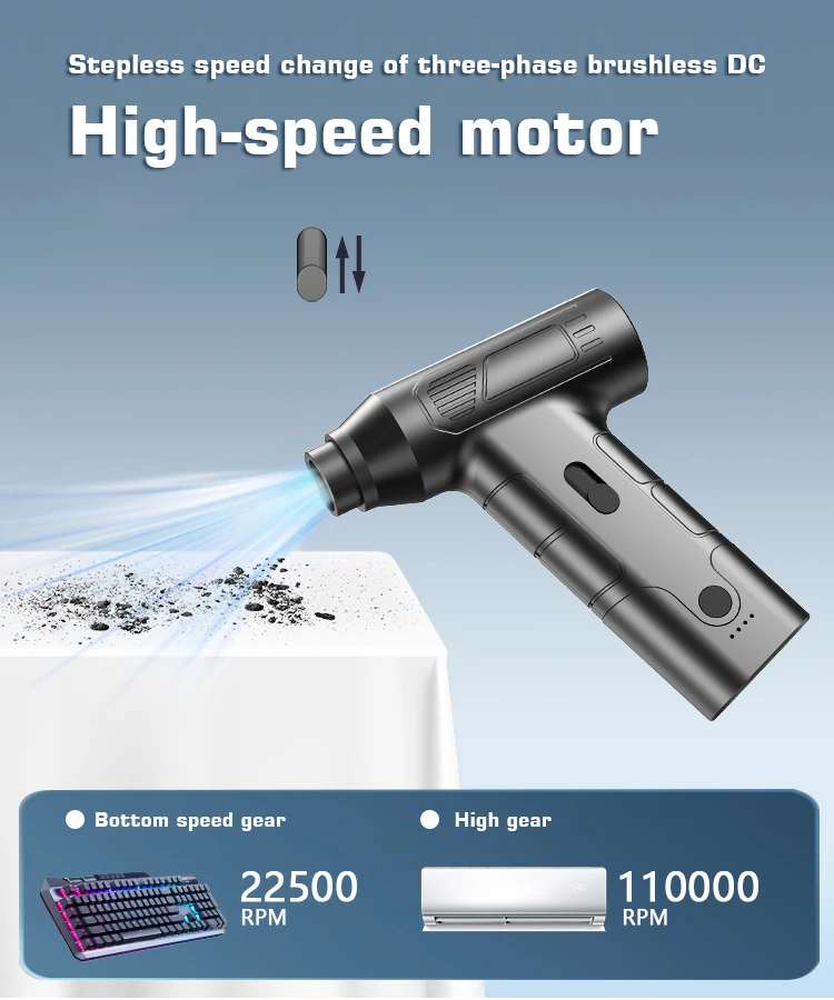 10" Portable Mini Jet Fan - Super Power for Snow & Outdoor