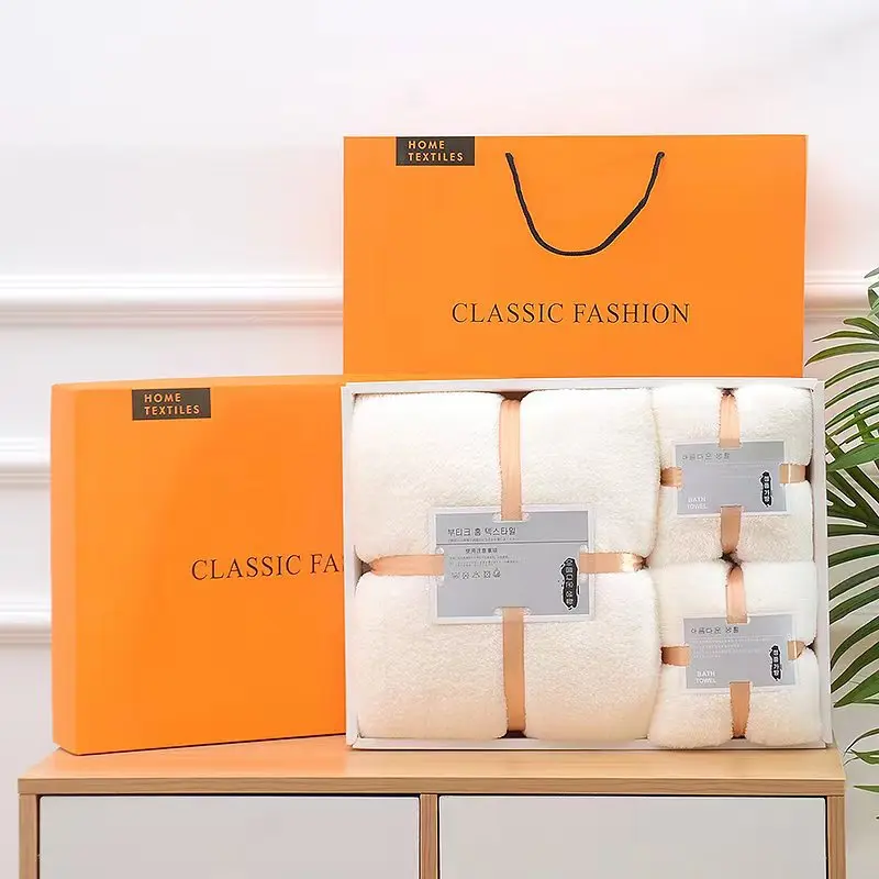 Custom Professional Grade Luxury Premium Microfiber Bath Towel Gift Set ...