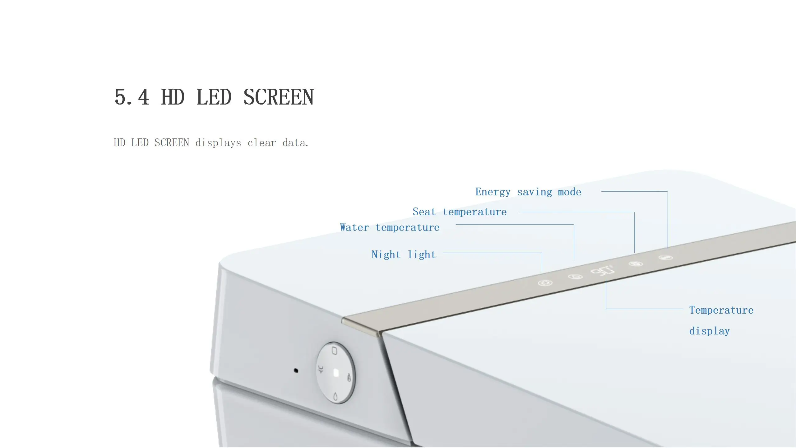 Cupc Bathroom Luxury Sensor Electric Automatic Flush WC