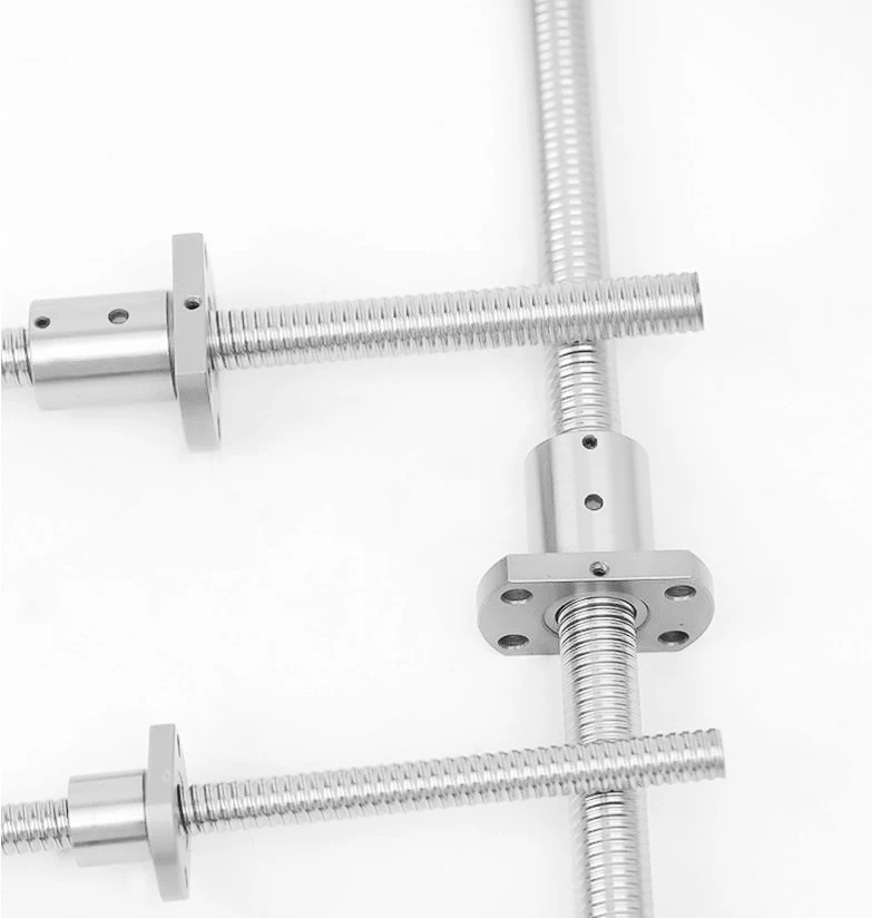 Cnc Machine Parts Rolled Ball Screw Sfu1204 300mm 600mm 1500mm 3000mm ...