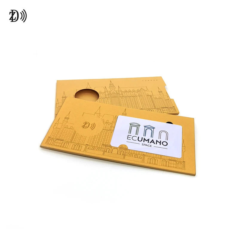 Factory Custom PVC Gift Card Packing Printed Coated Paper Gift Card ...