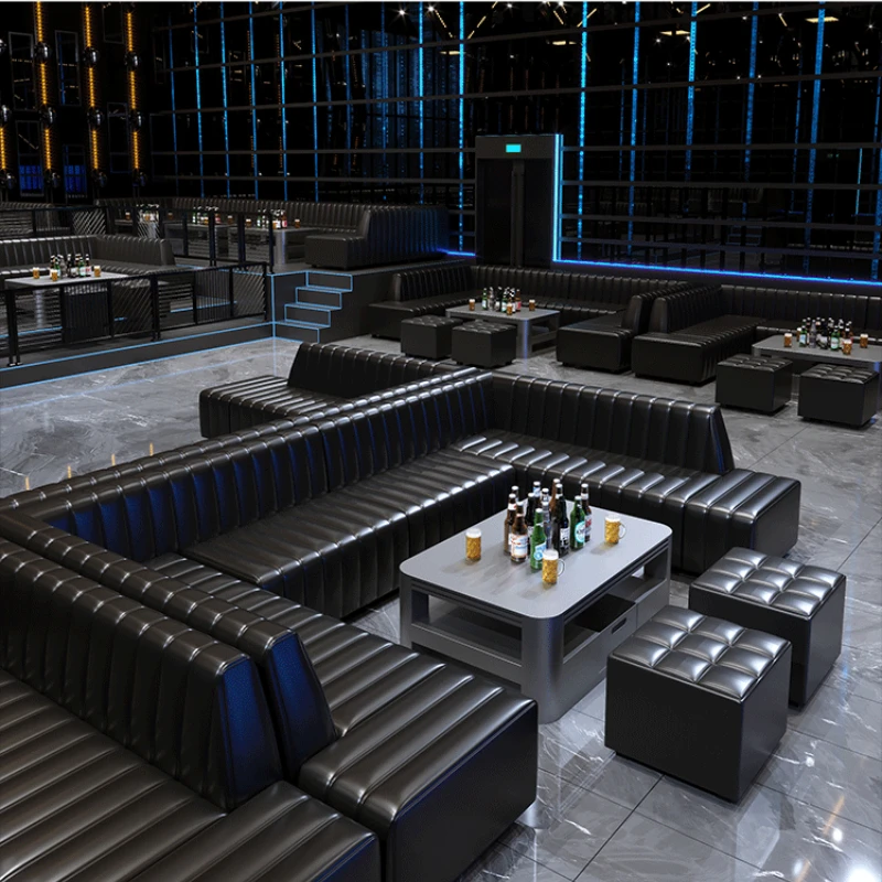 Custom KTV Bar Sofa VIP Hookah Lounge Furniture Nightclub