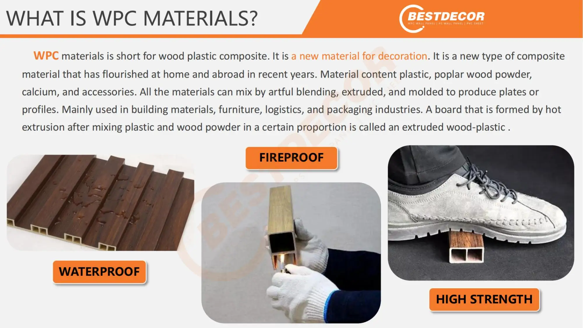 Fluted Wall Board Wpc Interior Wall Panel For Mall Direct Supply From Factory - Buy 3d Wall ...