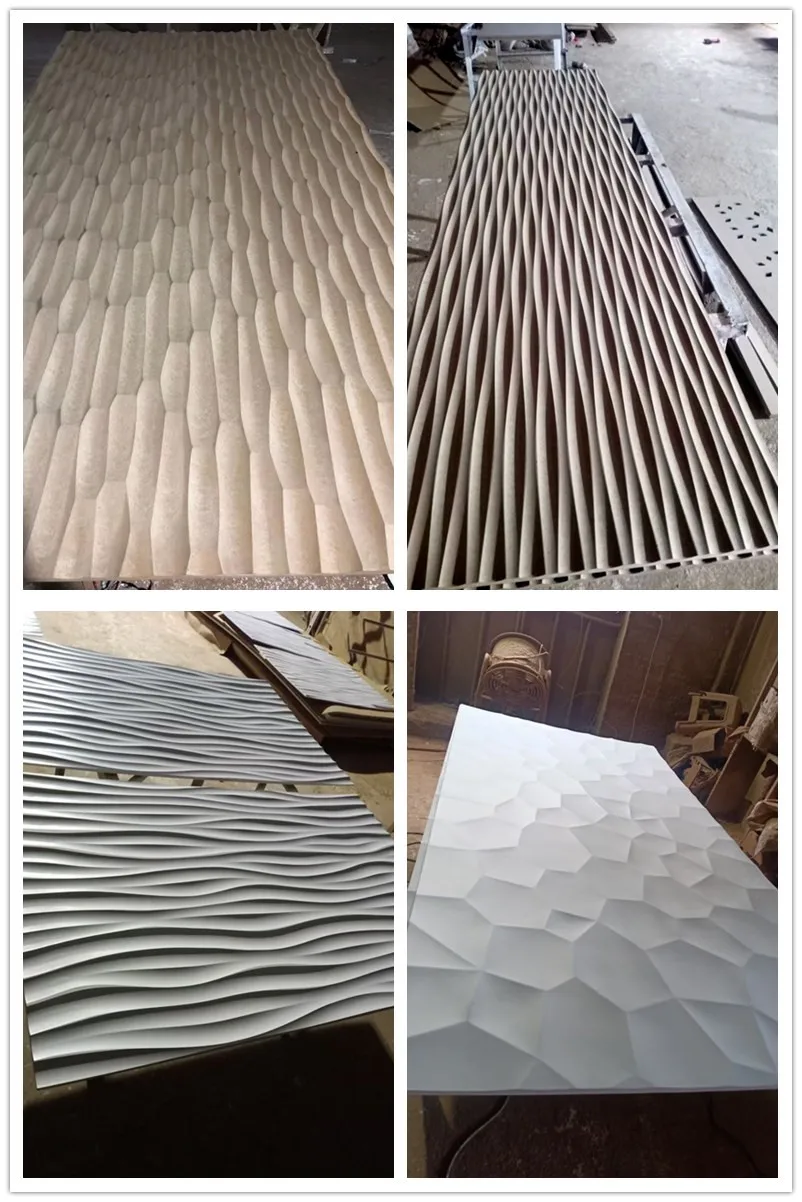 Fire Proof 3D Home Wall Panels - Grooved MDF Claddings