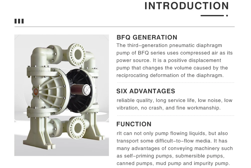 BFQ-80S Pneumatic Diaphragm Pump_BFQ_Air Operated Double Diaphragm ...