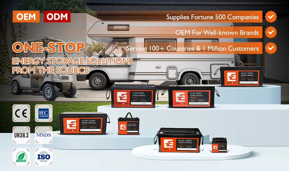 Lithtech 12V Lithium Ion Batteries - Reliable Energy Storage