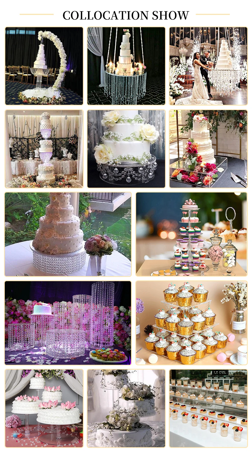 Acrylic Wedding Cake Display Stand Spiral Wedding Cake Stand - Buy ...