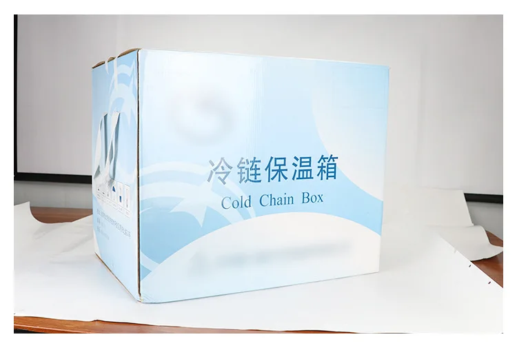Long Lasting Cold Chain Cardboard Medical Cooler Transportation Box ...
