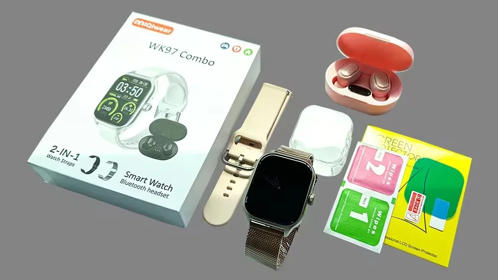 Wk97 Hot Smart Watch 2 In 1 Earbuds Series 9 Watch Reloj W26 Pro Max ...