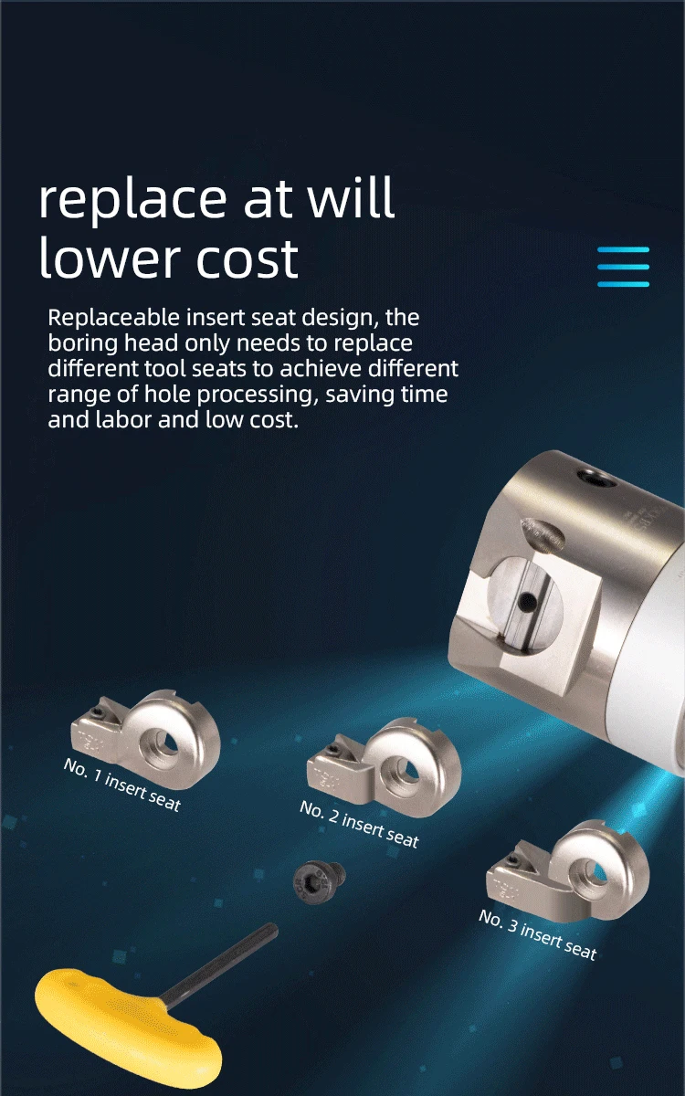 Spot Machining Center Boring Head Adjustable Fine-tuning Head EWN Small ...