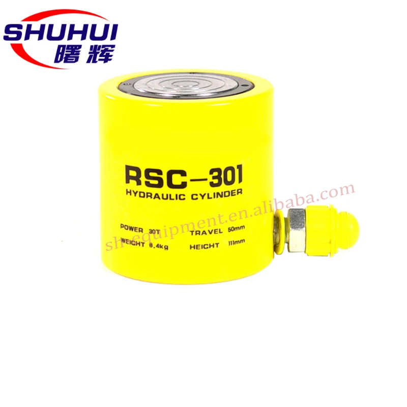 10 Ton 50mm Stroke Single Acting Hydraulic Cylinder RSC-101