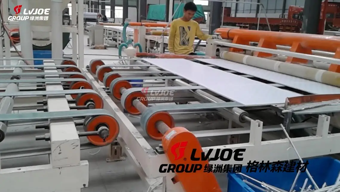 Small Capacity 60x60 Pvc Laminated Gypsum Ceiling Tiles Board ...