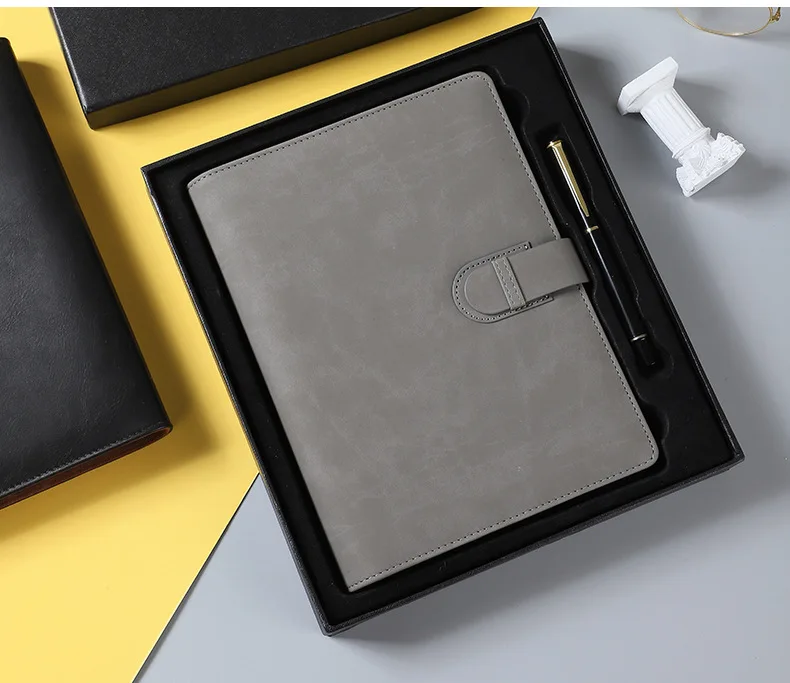 Custom Style A5 Loose-leaf Notebook Detachable Inside Notepad Set Customized Logo For Enterprise ...