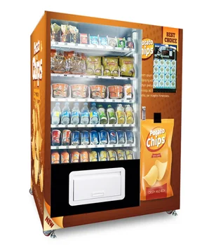 Refrigerated Drink Vending Machines Combo Snack Vending Machine For ...