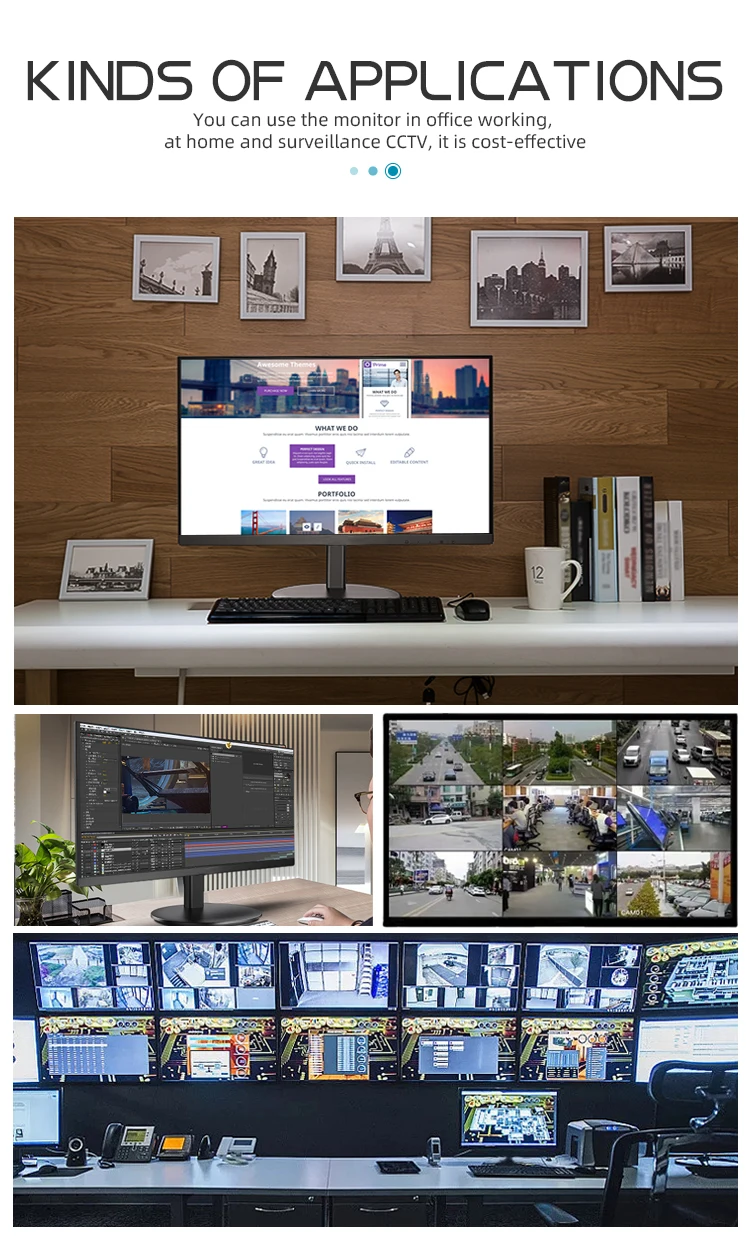 Wholesale 19 Inch LCD Monitor Office Desktop Computer Monitor for PC ...
