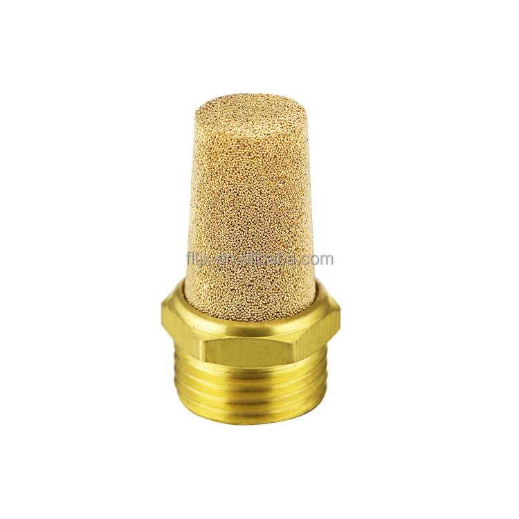 Copper Sintered Pneumatic Silencer Filter Copper Powder Sintered Filter ...
