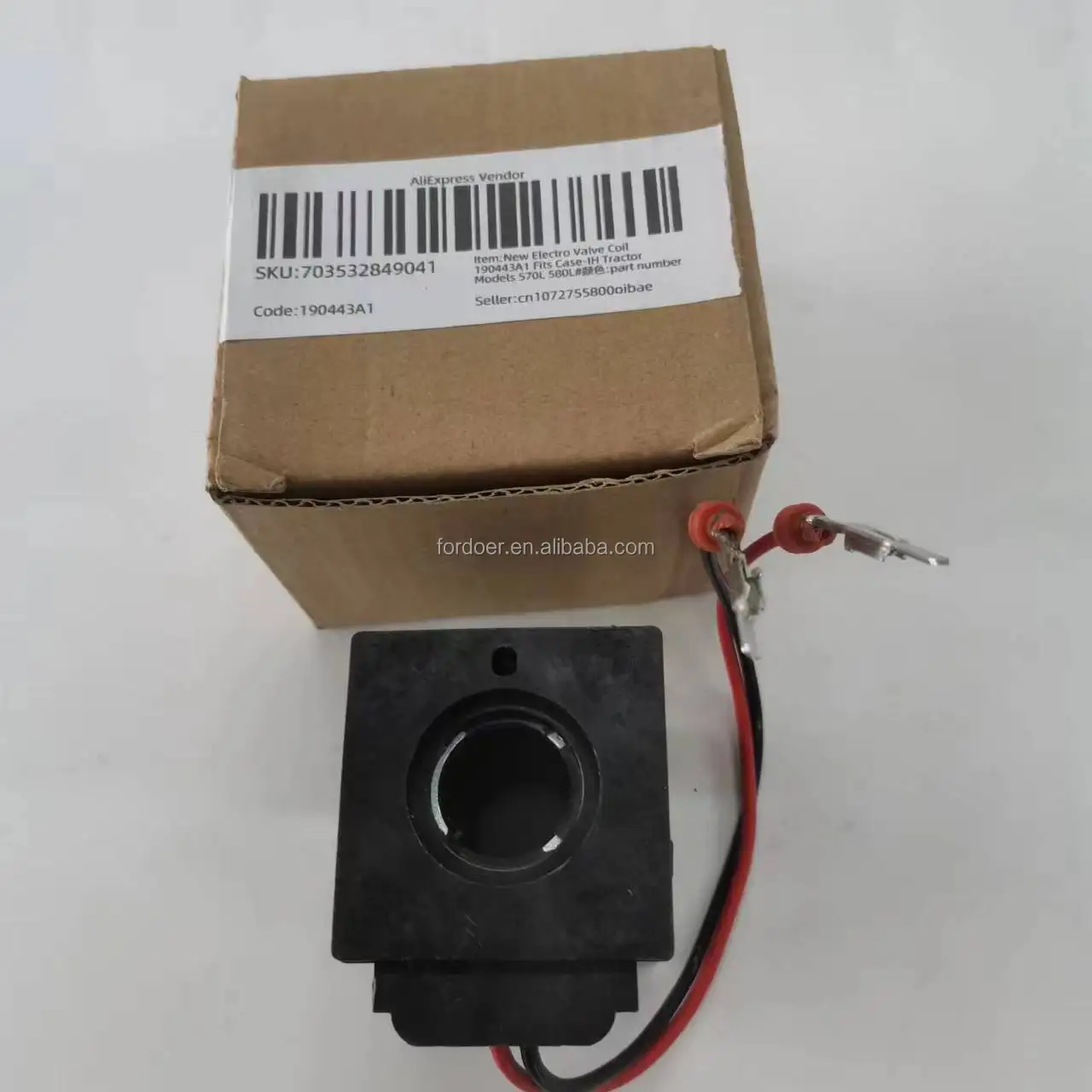 Electro Valve Coil 190443A1 for Tractor Loader 570L 580L