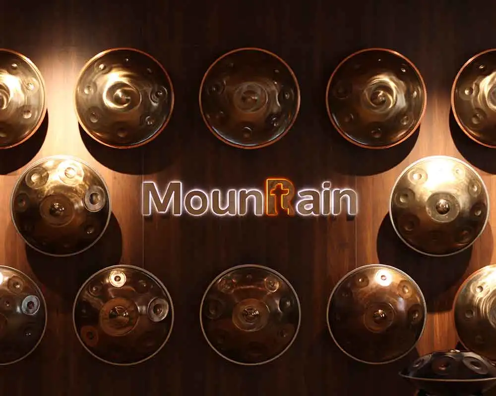 Mountain Rain Alchemy Seven Colorful Amazing Crystal Singing Bowls with ...
