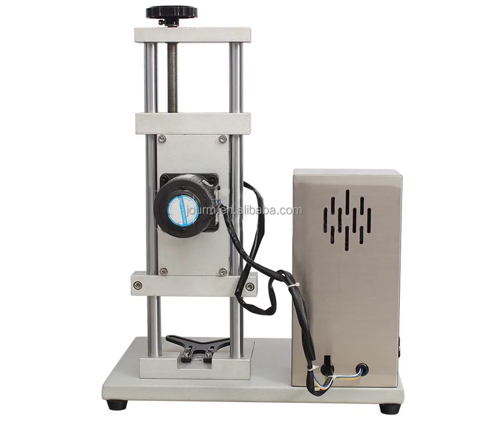 Semi-automatic Single Head Screw Bottle Lid Lock Lidding Machine For ...