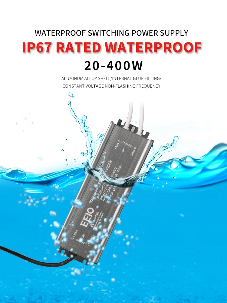 Ip67 Waterproof Transformator 220v To 12v 300w Switching Power Supply ...