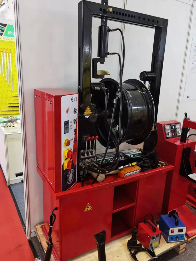 Three Cylinders Alloy Rim Straightening Machine - Automatic Repair