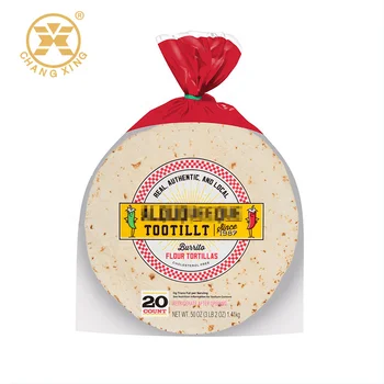 Custom Design Plastic Tortilla Wraps Bag Food Cellophane Packaging ...