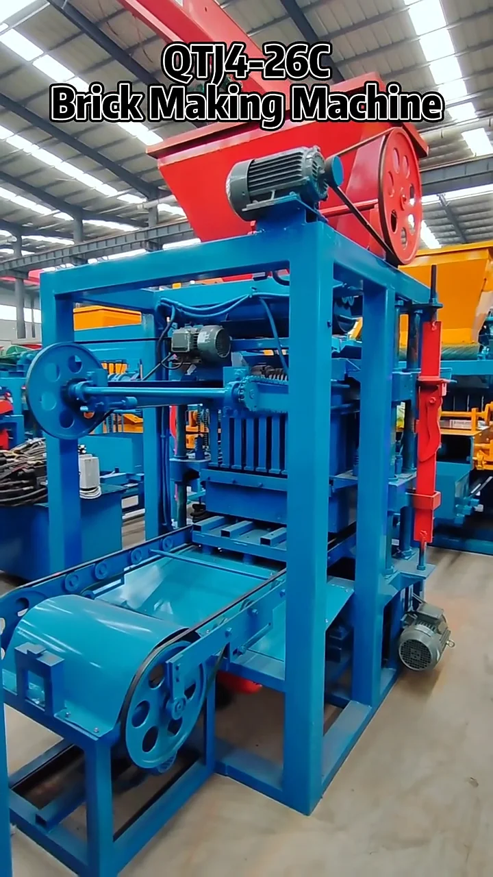 Stationary Block Forming Machine Zenith Concrete Brick Making Machine ...