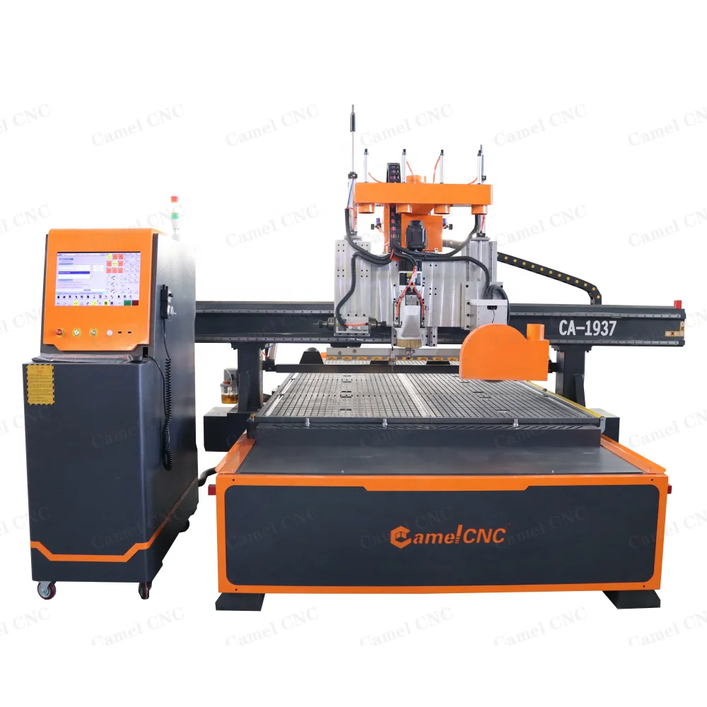 Horizontal Spindle And Vertical Spindle 9kw Air Cooled Auto Tool Change Woodworking Cnc Router ...
