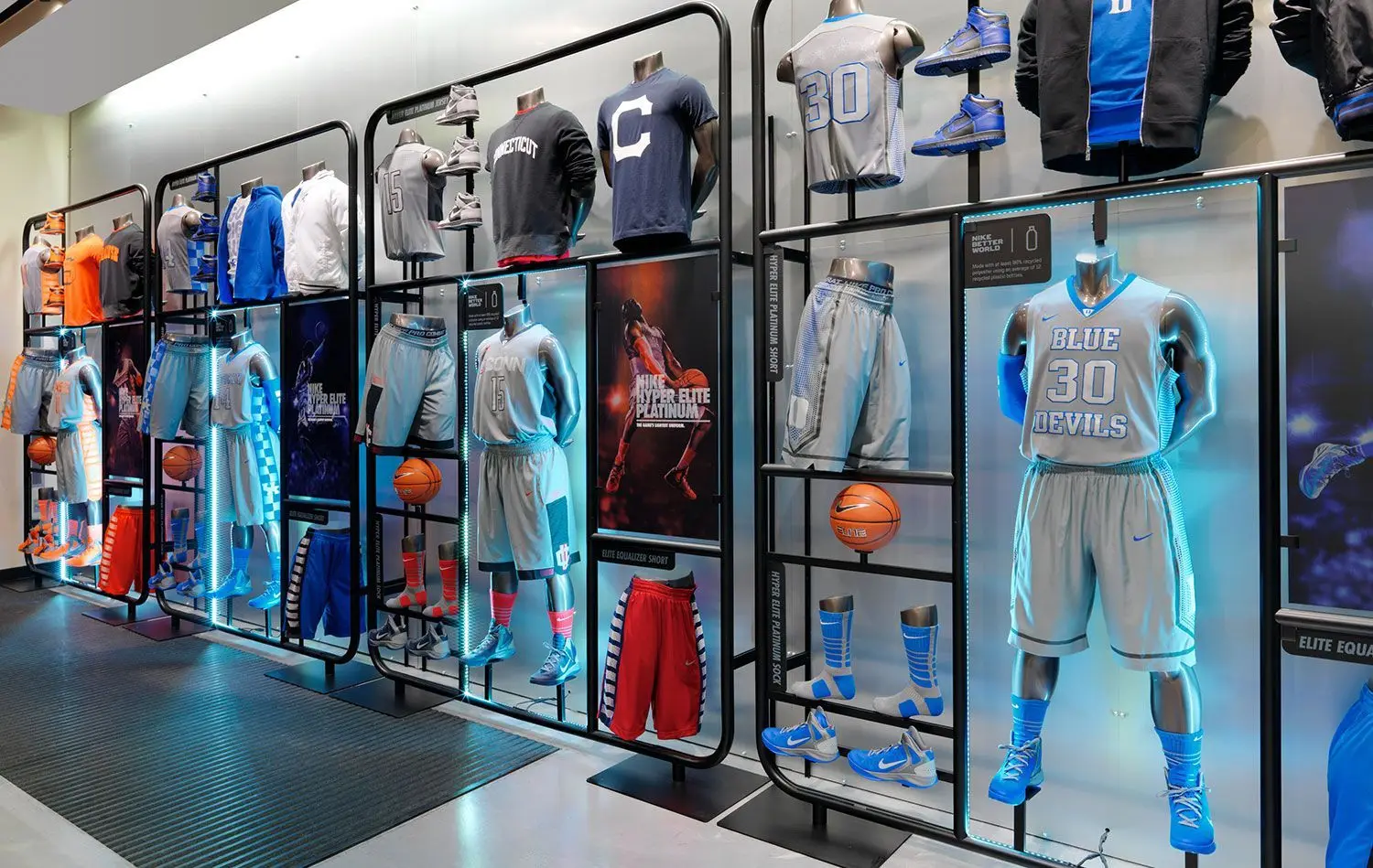 Sportswear Display Racks - Enhance Store Fitting & Design
