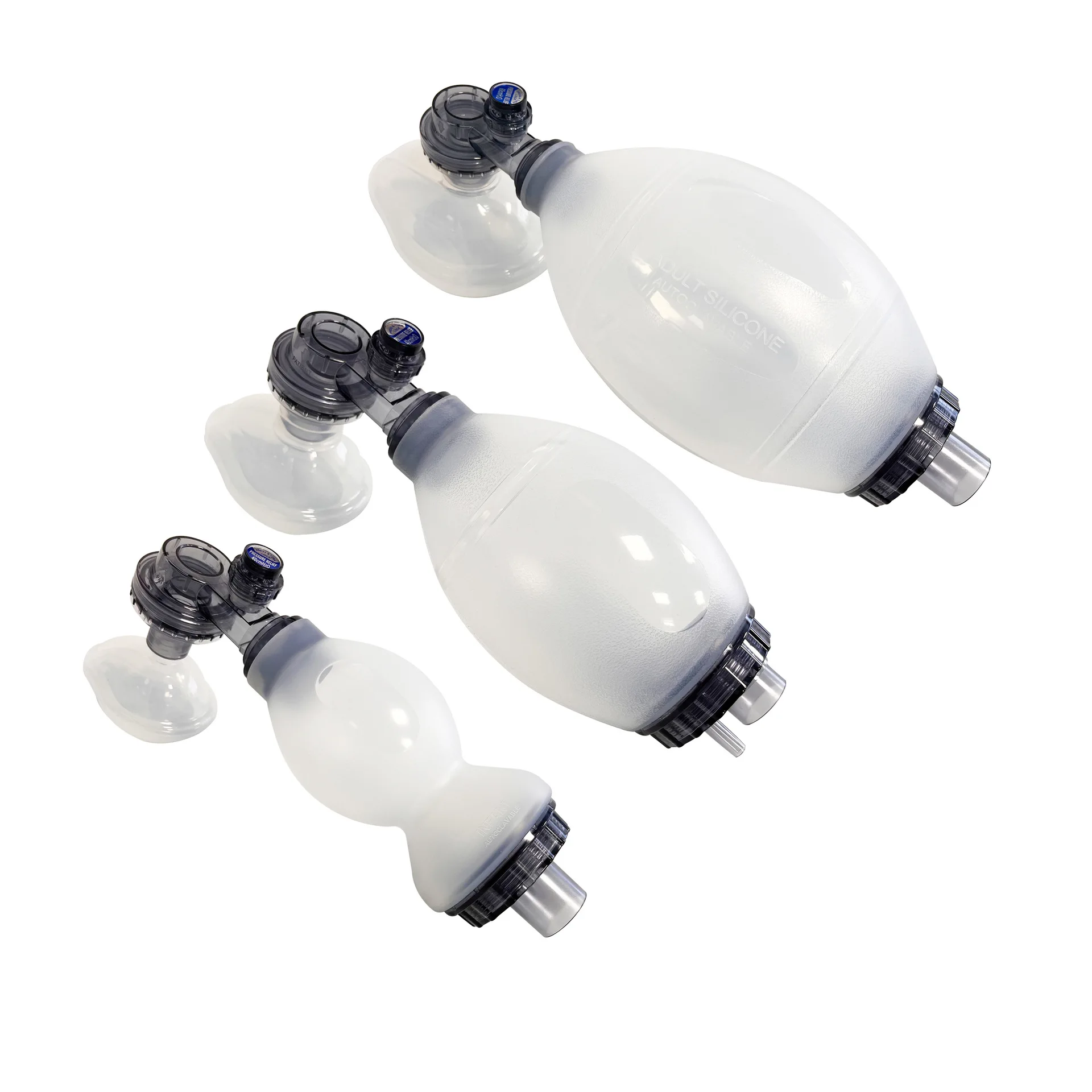 Adult Reusable Manual Resuscitators Oval Silicone Resuscitator Ambu Bag ...