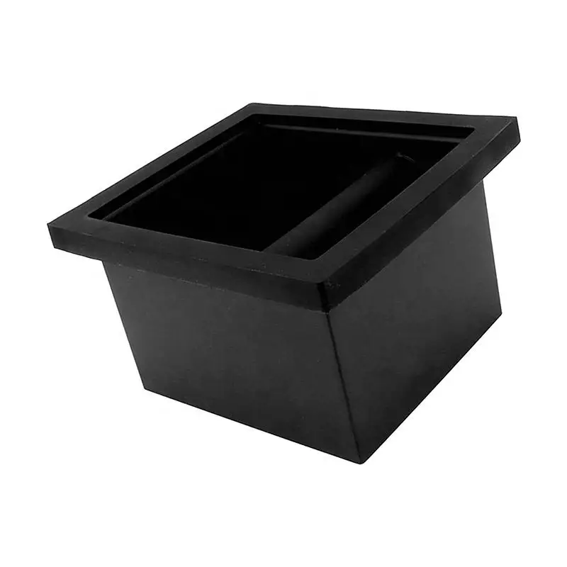 Bottomless Square Coffee Grind Knock Box Chute Coffee Bucket Espresso ...