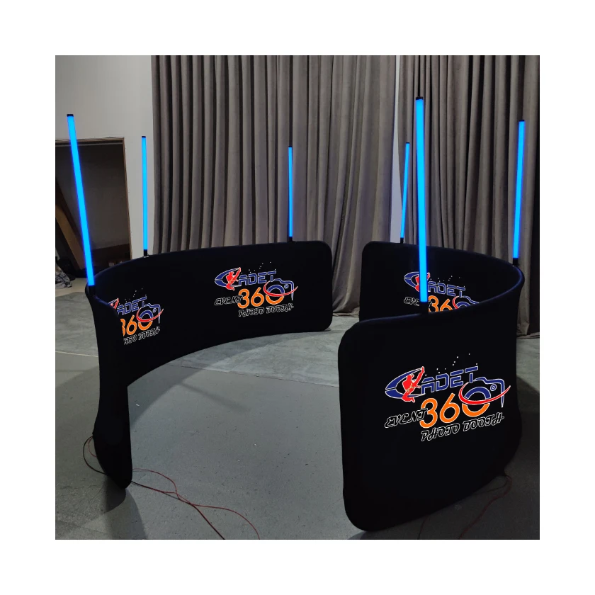 Dhl Fast Shipped In 48h Spiral 2022 360 Photo Booth Backdrop Led - Buy ...