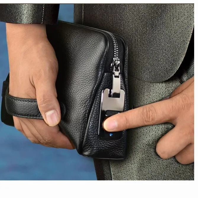 Fashion Men Luxury Genuine Leather Handbag High Quality Large Capacity ...