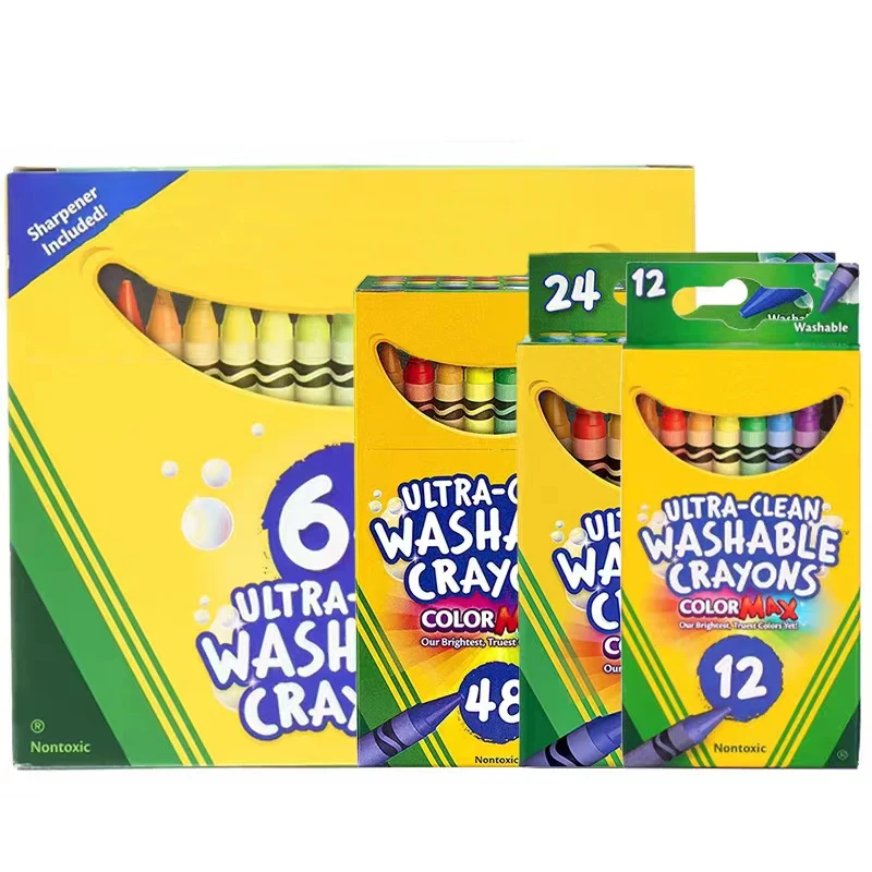 Students Go Back To School Watercolor Pencils Crayons Oil Pastels 12 ...