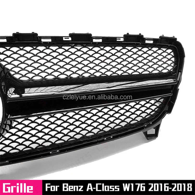 Body Parts Amg Style Front Bumper Grille For Mercedes Benz W176 2016 ...
