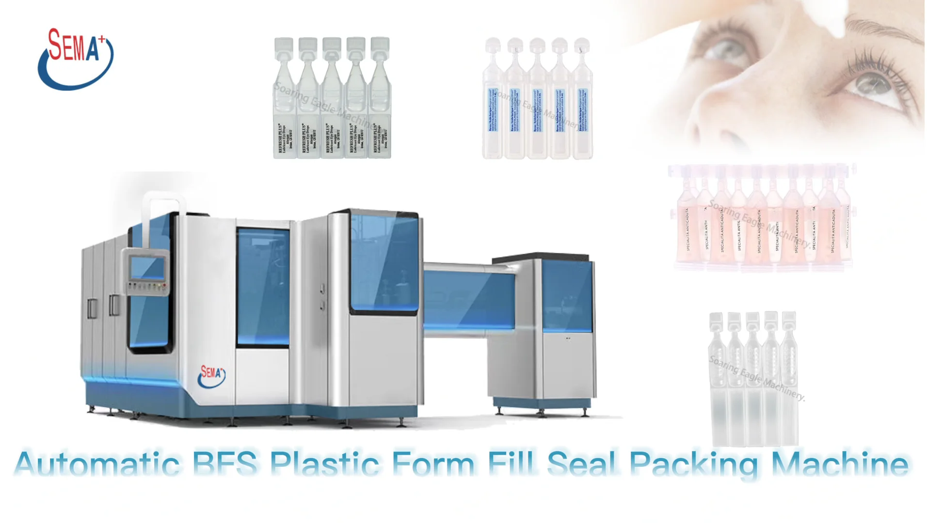Pharmaceutical Aseptic Bfs Filling Machine Automatic Plastic Ampoules ...