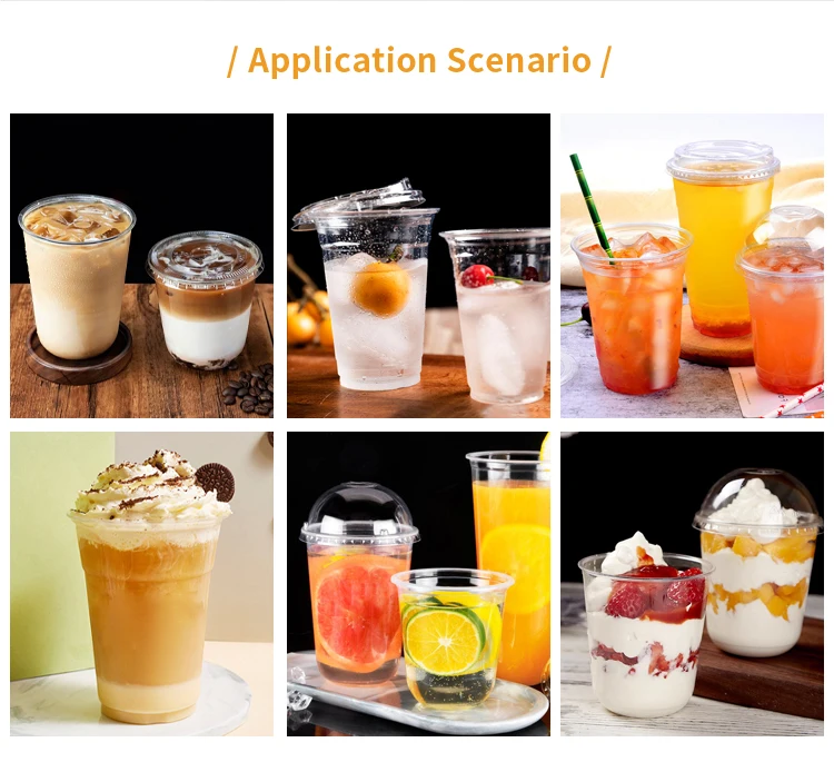 200ml 22oz Biodegradable Snack Drink Cup to Go Disposable