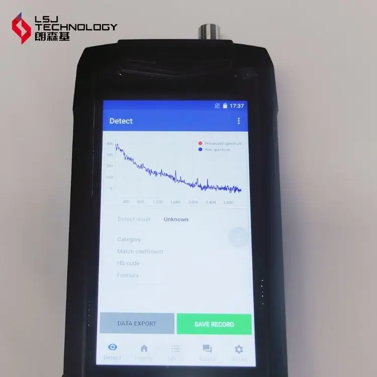 Lsj-cv 5v/2a Raman Spectrum Meter Spectroscopy Horiba 785nm Handheld ...