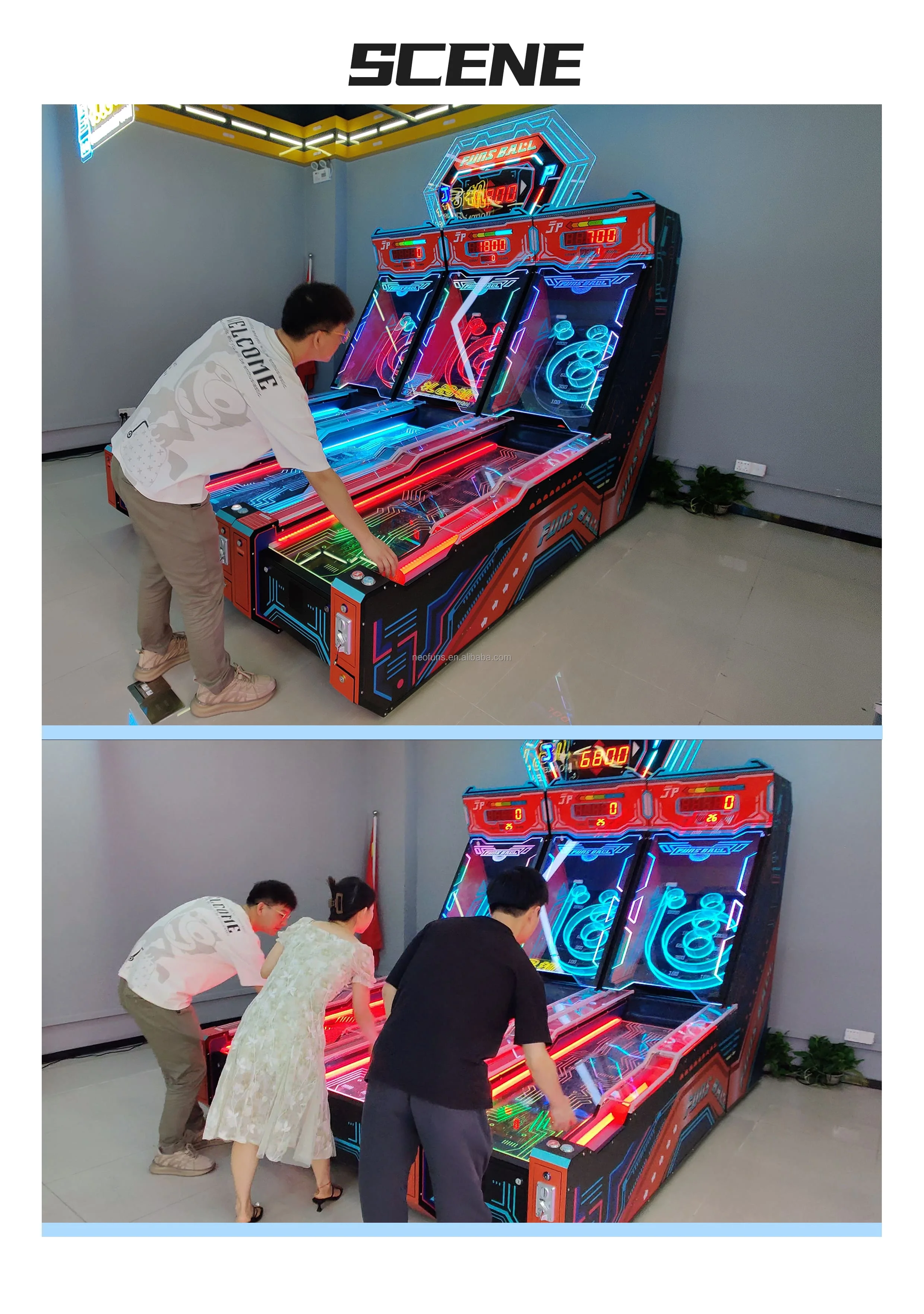 Neofuns Indoor Arcade Skee Ball - Fun Entertainment Game