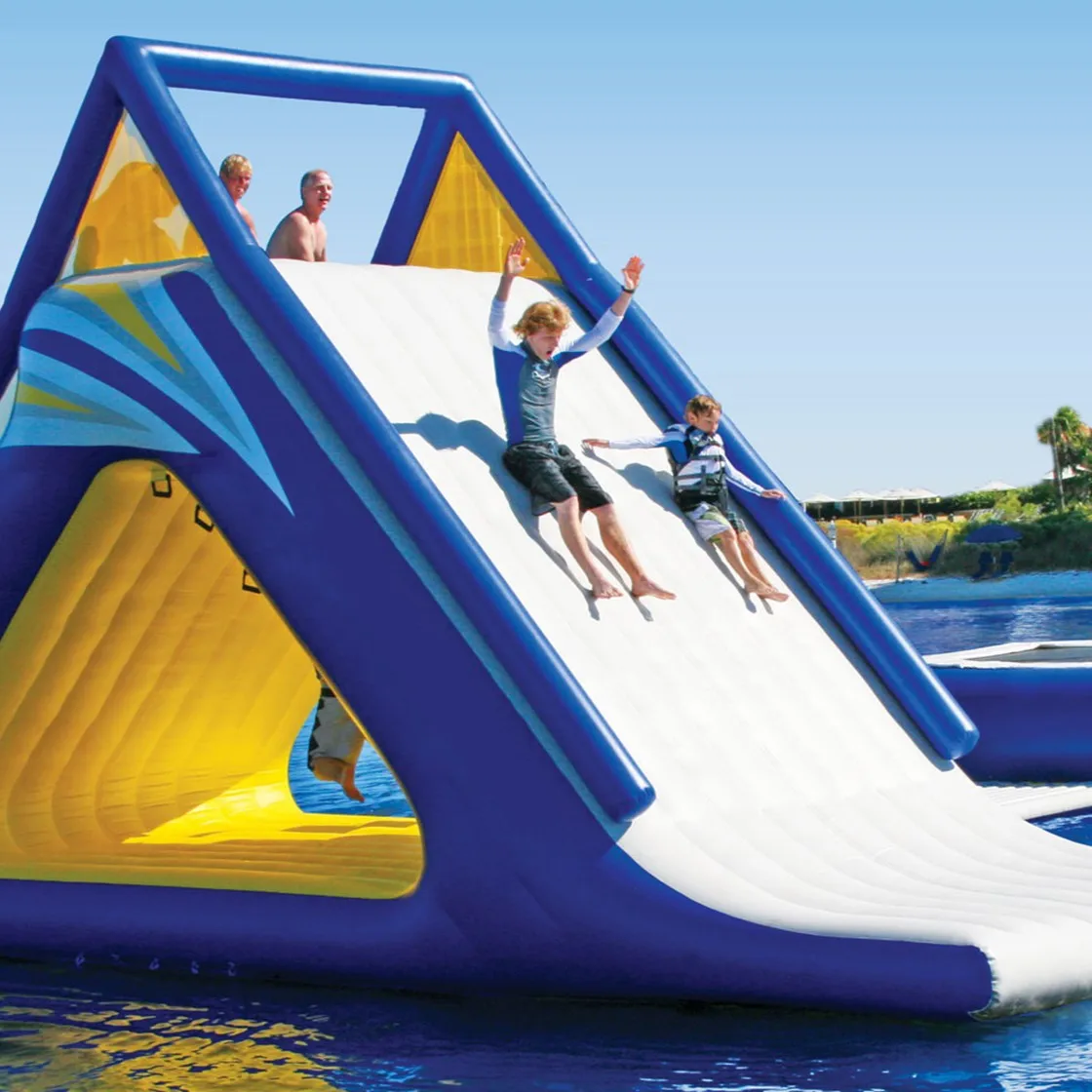 Alibaba.com: Commercial Giant Inflatable Climbing Wall 20m Water Slide ...