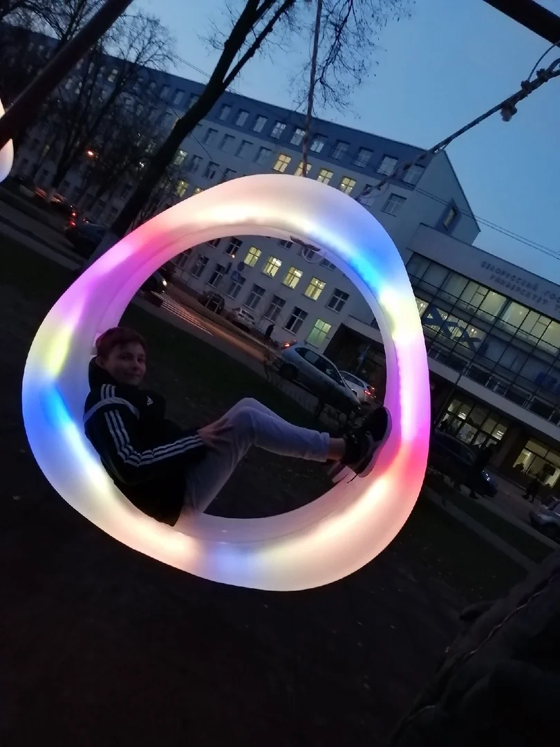16 Colors RGB Children LED Illuminates Outdoor Playground