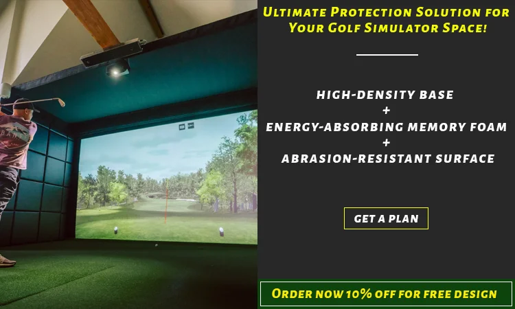 Versatile Golf Wall Panels Padding Set Interlocking Water-Resistant ...