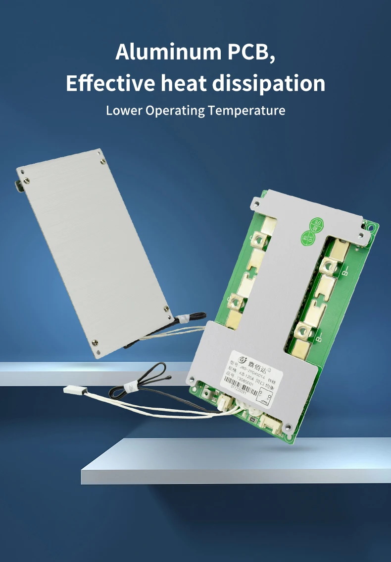 Jiabaida Hardware Battery Management System Lifepo4 Bms 4s 12v 50a 100a 120a Series Connect With ...