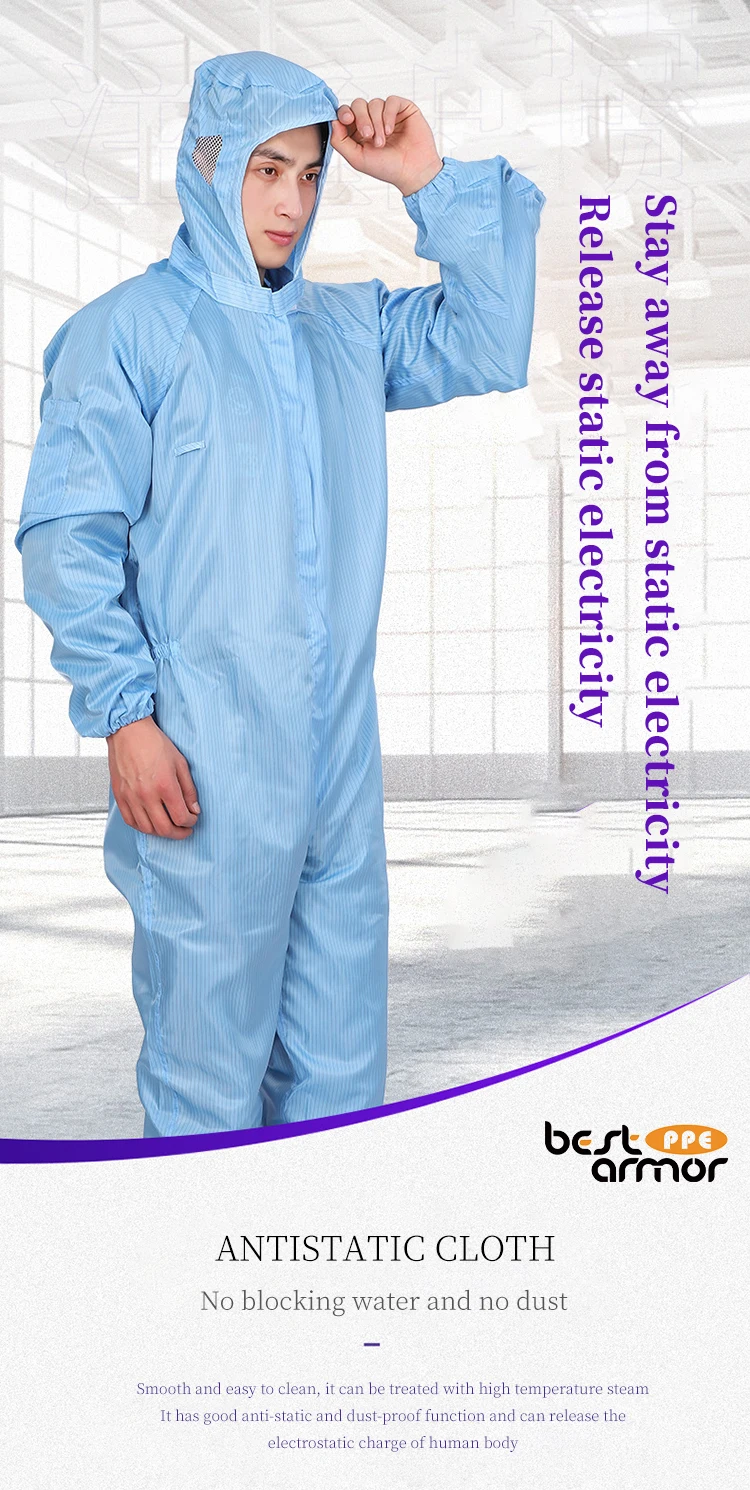 Custom Comfortable Anti-Static and Breathable Workwear Coverall with ...