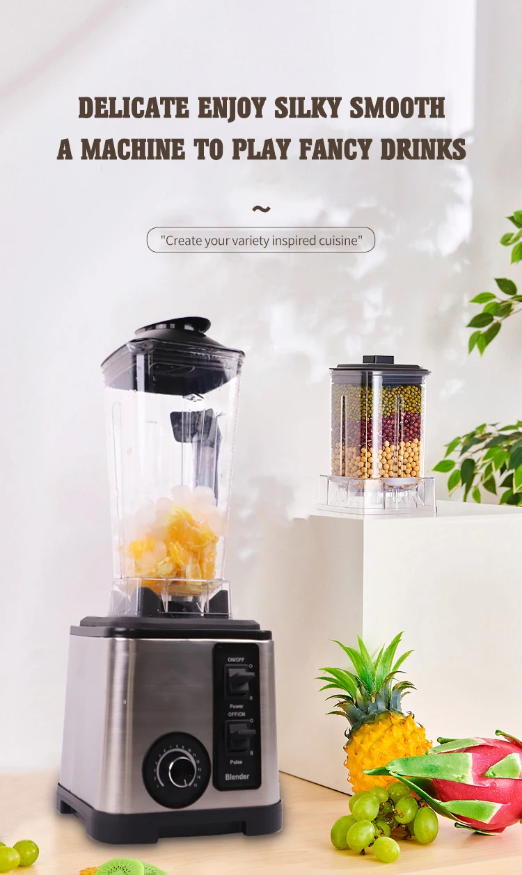 2.5l Stainless Steel Heavy,Duty Blender Kitchen Cooking Machine/ - Buy ...