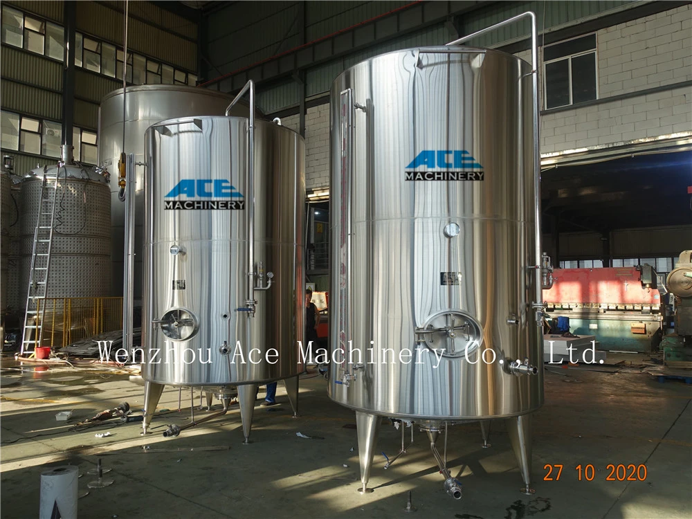 Ace 500L Bioreactors Jacketed Fermentation Tank Conical Stainless Steel ...